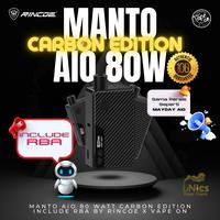 Review MANTO AIO 80 Watt Carbon Edition Kit Include RBA color BLACK ...