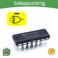 Review IC TTL 7486 XOR GATE LOGIC 74LS86 TRANSISTOR LOGIKA SN74LS86N ...