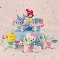 Review Hello Kitty Melody Carousel Figure Set 6 Mainan Miniatur Topper ...