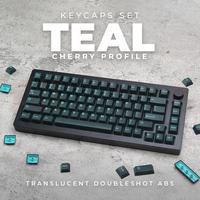 Review TEAL Translucent Doubleshot ABS Keycaps | Tokopedia