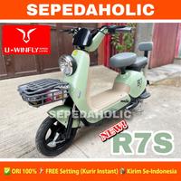 Review Sepeda Listrik UWINFLY R7S NEW REDFISH RF7S 500 Watt Electric E ...