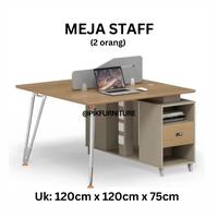 Jual Meja Karyawan Terbaik - Harga Murah Juni 2024 & Cicil 0%