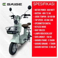Jual Sepeda Listrik Saige Murah - Harga Terbaru Juni 2024