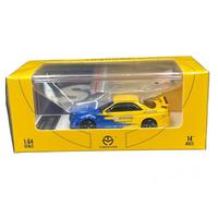 Review Time Micro 64 Nissan GTR R34 Spoon Livery Open Hood with Figure ...