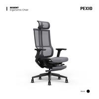Review Pexio Regent Kursi Kantor Ergonomis Abu - abu - Hitam | Tokopedia