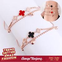 Jual Gelang Emas Clover Terbaik - Harga Murah Juni 2024 & Cicil 0%