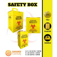 Review Safety Box 5 Liter / Sampah Medis / Limbah Medis / Bio Hazard ...