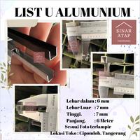 Jual List U Aluminium Terlengkap - Harga Murah Maret 2025 & Cicil 0%