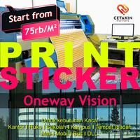 Jual Cetak Stiker One Way Terlengkap - Harga Grosir & Murah Juni 2024