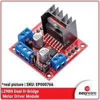 Review L298N L298 DUAL H-BRIDGE MOTOR DRIVER MODULE | Tokopedia