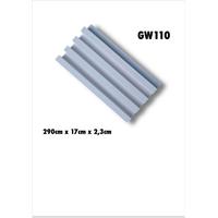 Review Wood Panel WPC / Wall Panel PVC Kisi Kisi Kayu Motif Kayu 145cm ...