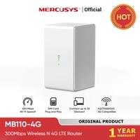 Review Mercusys Modem MB110-4G WiFi 4G Bonus Data 40Gb 300Mbps router ...