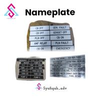 Jual Name Plate Terbaik - Harga Murah Juni 2024 & Cicil 0%