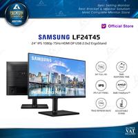 Review Monitor LED Samsung T45F LF24T450 F24T450 24" IPS FHD 1080p 75Hz ...