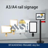 Review Standing Sign Frame Stainless Standing Signage Poster Stainless ...