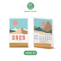 Review BURSA CETAK - Print Kalender Meja Tatakan Kayu Unik / Cetak Cute ...