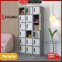 Review Lemari Loker Besi 18 pintu|Locker Kantor Dokumen File | Tokopedia