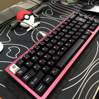 Review WOB Red Japanese PBT Dye Sub mechanical keyboard keycaps | Tokopedia