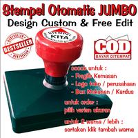 Review stempel otomatis besar untuk legalisir, box makanan dan kardus ...