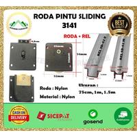Review Roda Pintu Lemari Sliding / Geser SD 3141 + Rel SD 02 U & M ...
