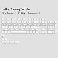 Review Womier Jello Creamy White Translucent Keycaps OEM Profile ...