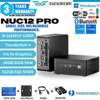 Review Mini PC Intel NUC 12 Pro NUC12WSHi7 Intel Core i7-1260P Ram DDR4 16GB/SSD 512GB NVME ...