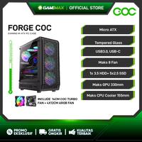 Review Casing PC Gamemax FORGE COC mATX Gaming PC case with COC Turbo ...