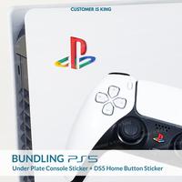 Review Stiker Sticker PS5 Playstation Logo Underlay Decal Console Plate ...