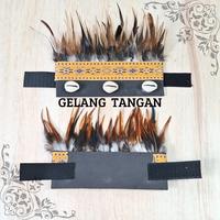 Review Topi adat dayak etnik dayak topi bulu dayak aksesoris kepala ...
