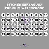 Jual Sticker Angka Terlengkap - Harga Grosir & Murah Oktober 2025