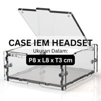 Review Casing IEM Box Tempat Earphone Headset Akrilik | Tokopedia