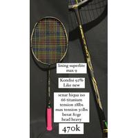 Raket Lining Superlite Max 9 Pilihan Pemenang Mei 2024