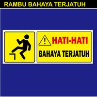 Review Stiker Rambu Bahaya K3 / Sticker Safety Sign / Stiker Sign K3 ...