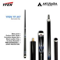 Review YFEN M Series Leather Wrap Carbon Stick Play Billiard FREE ...