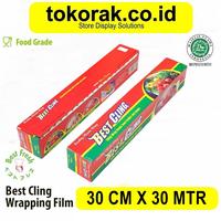 Review BEST CLING WRAP 30 CM x 30 M PLASTIK WRAPPING MAKANAN 30CM x 30M ...