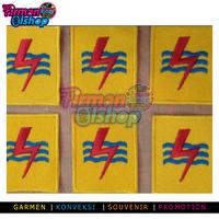 Review LOGO PLN, SAFETY FIRST DAN BENDERA bedge merah putih logo merah ...