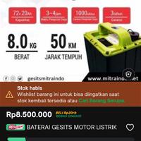 Jual Baterai Gesits Murah - Harga Terbaru 2024