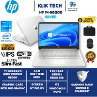 Review LAPTOP HP 14 INTEL PENTIUM N6000 8GB 512GB SSD WINDOWS 11 SILVER ...