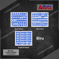 Review Stiker Cutting Abjad Alphabet Huruf Besar Kecil Angka Simbol ...