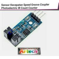 Review LM393 infrared Kecepatan Speed Sensor Counter wemos esp32 uno r3 ...