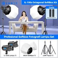 Review INBEX Softbox segi delapan:ideal untuk studio foto,video,dan live streaming,cocok untuk ...