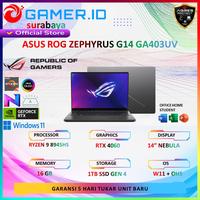 Review Asus ROG ZEPHYRUS G14 OLED GA403UV RTX4060 8GB/RYZEN 9 8945HS ...