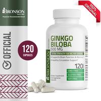 Review Bronson Ginkgo Biloba 500 mg 120 tabs | Obat memori otak | Blood ...