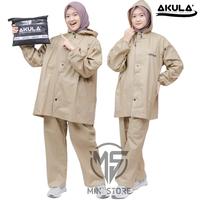 Review JAS HUJAN PRIA WANITA BAHAN TEBAL ELASTIS TERBAIK ORIGINAL BY AKULA - cream moca, XXL ...