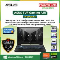 Review ASUS TUF Gaming A15 FA506NCR Ryzen 7-7435HS RTX3050 512GB 15.6 ...