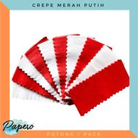 Review Kertas Crepe / Krep Cacah / Shreded Merah Putih 17 Agustus HUT ...