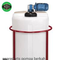 Review mixer tank agitator 1/4hp 4pole 3phase tangki 150liter | Tokopedia