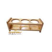 Review Rak Kayu Lubang Bulat Display Botol Sirup Gula utk Dapur & Meja ...
