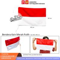 Review [30x40cm] Bendera Merah Putih indonesia / Bendera Kain Merah ...