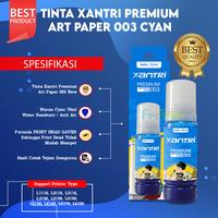 Review Tinta Art Paper 003 001 Ink Botol Epson L4150 L4160 L6160 L6170 L6190 - Cyan | Tokopedia